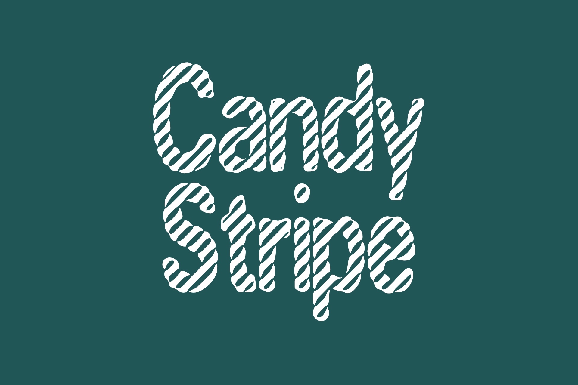 Candy Stripe Holiday Font (Free) – Christmas HQ