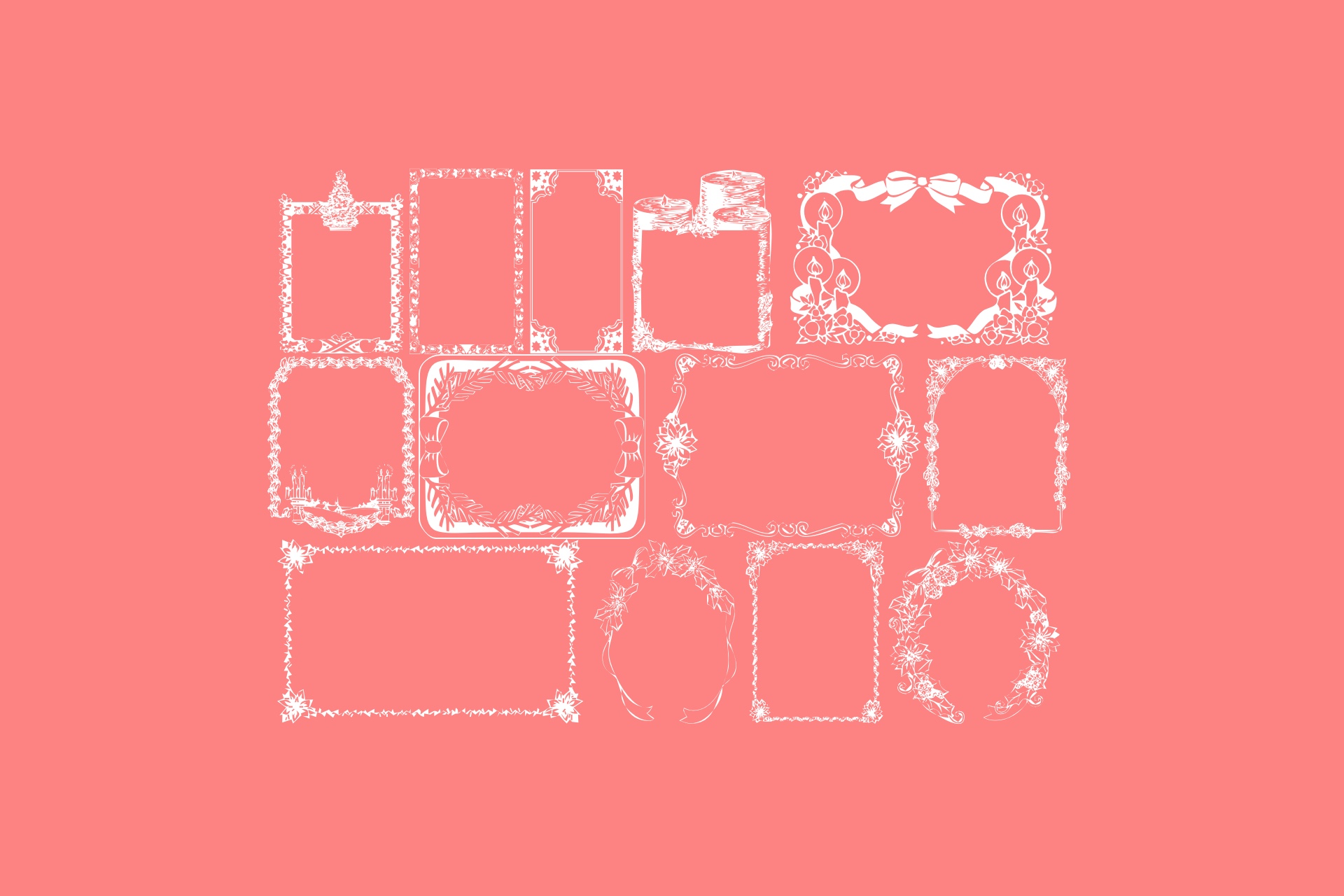 KR Christmas Frames Font (Free) – Christmas HQ